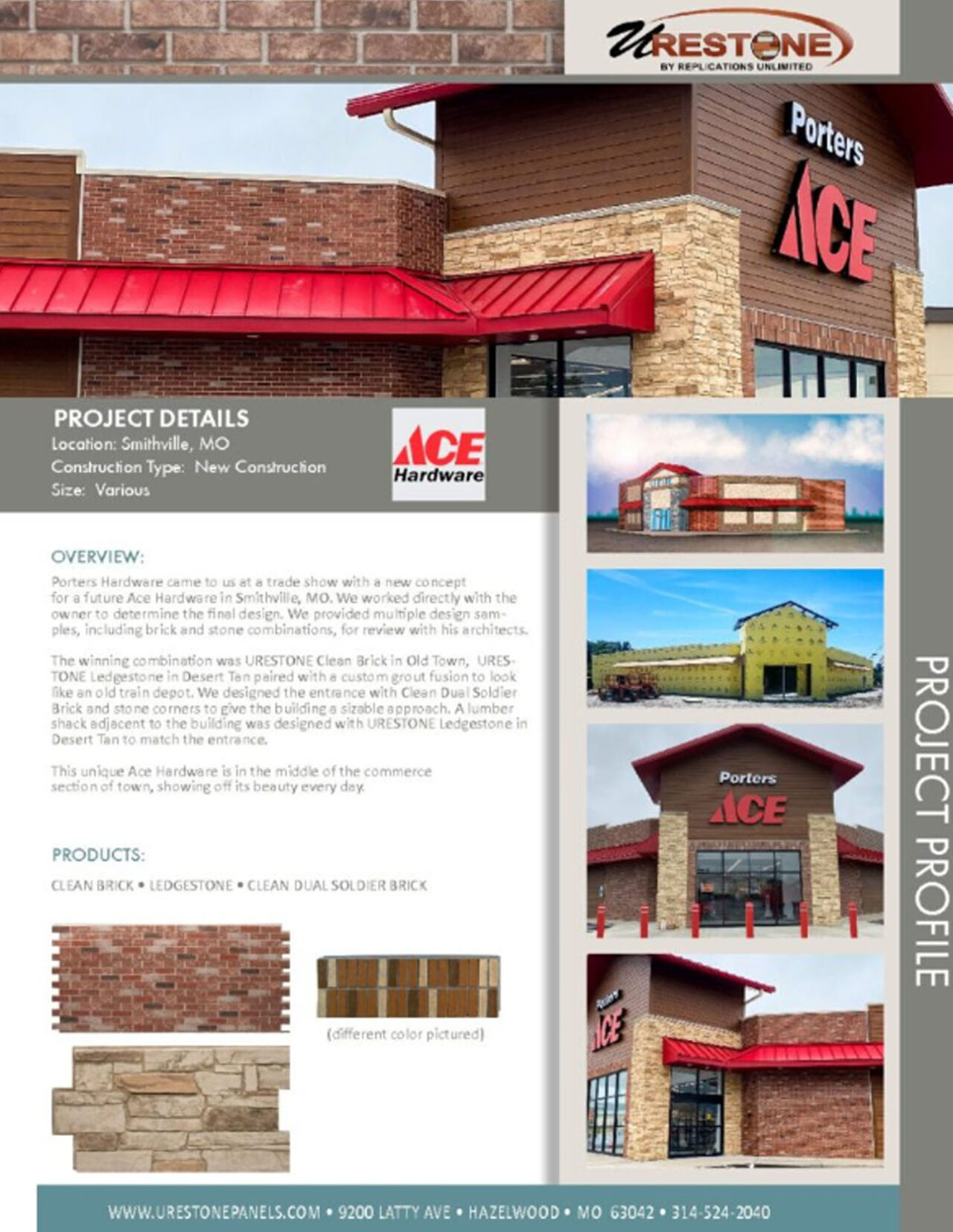 Retail Profile Sheets - URESTONE Panels