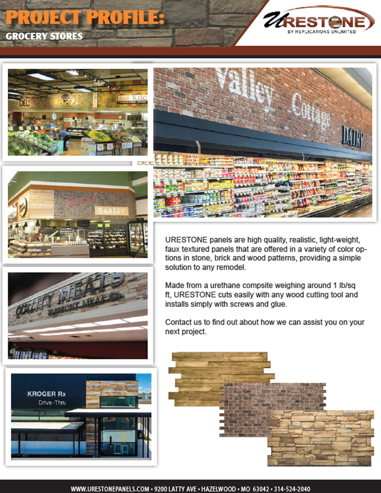 Retail Profile Sheets - URESTONE Panels