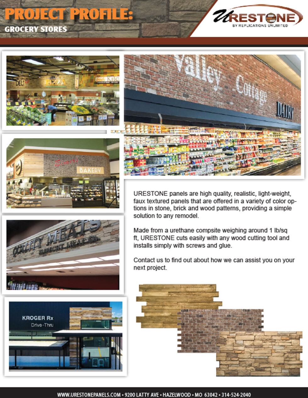 Retail Profile Sheets - URESTONE Panels