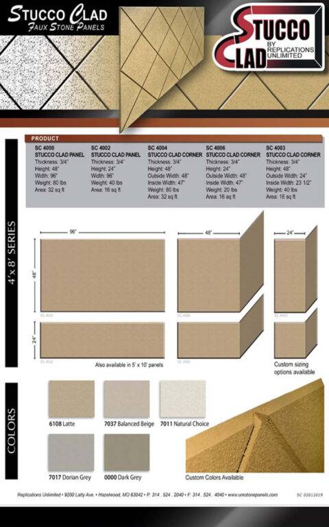 Stucco Clad - URESTONE Panels