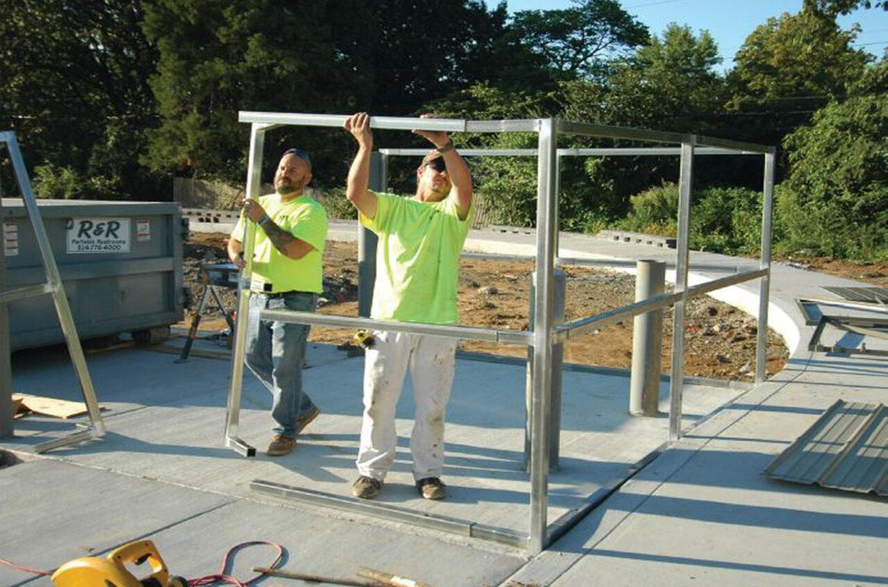 Remodel With Modular Dumpster Enclosures - URESTONE Panels